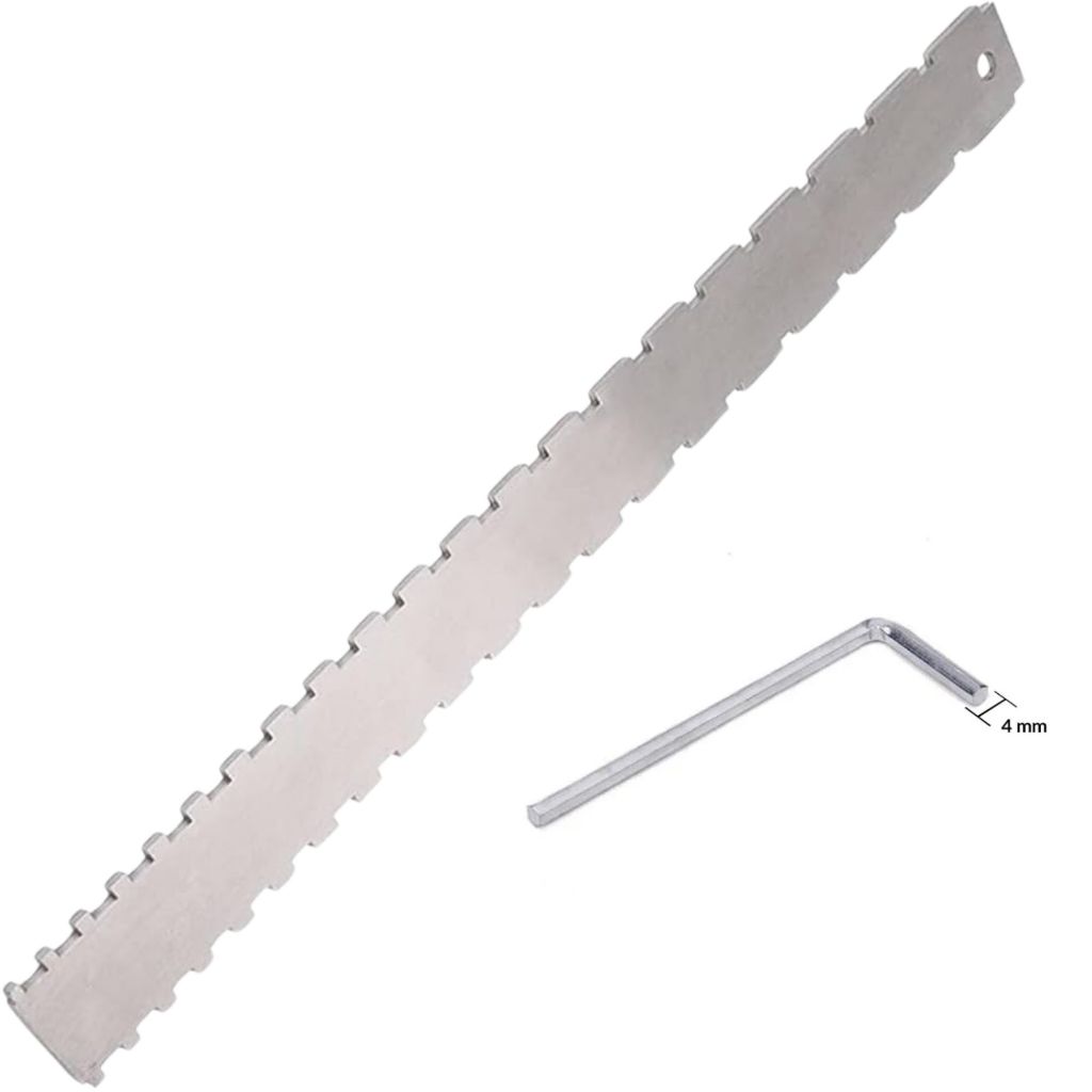 Guitar Neck Notched Straight Edge Luthier Tool Fret Leveling Repairing ...
