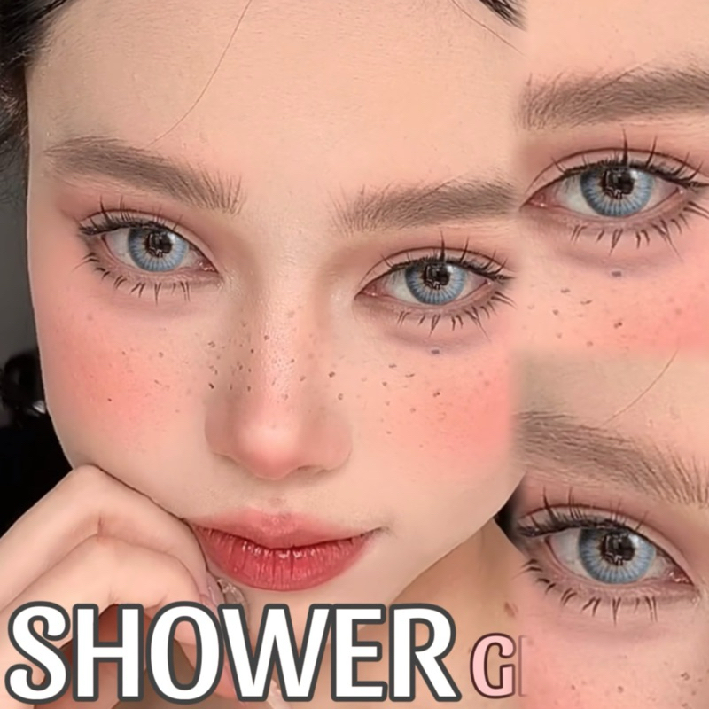 14.5MM I.Fairy Shower Grey Korean Color Contact Lens Lens Raya 2025 ...