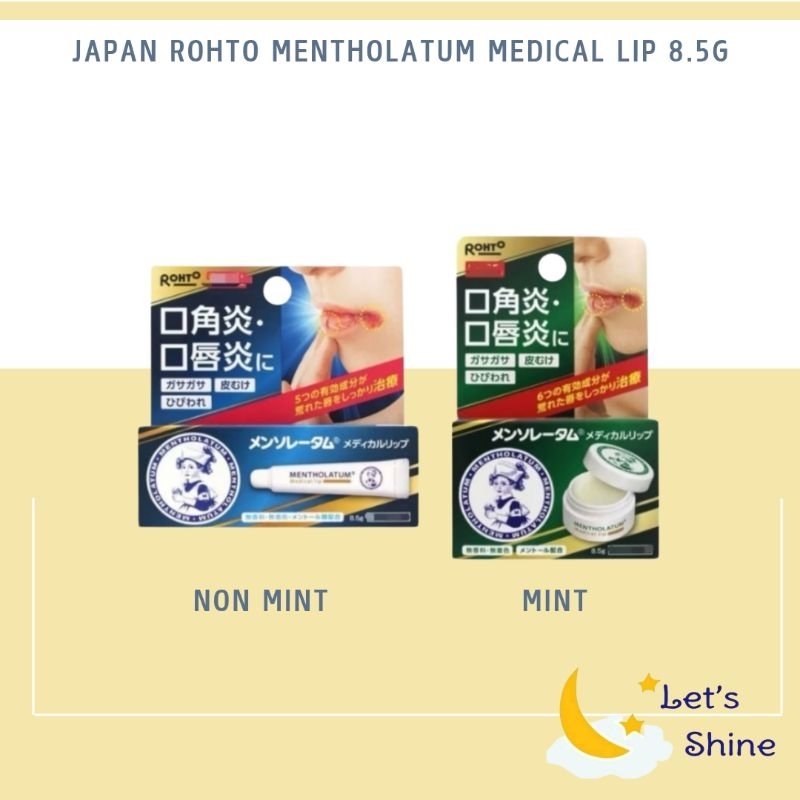 Japan Rohto Mentholatum Medical Lip 8.5g | Shopee Malaysia