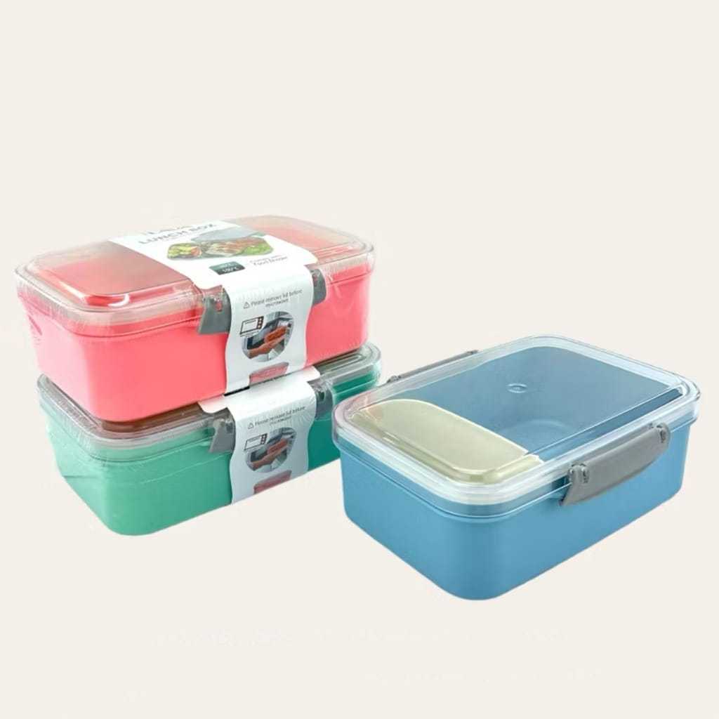 LBX837 LAVA Lunch Box 2 Comp 1.2Ltr/Bekas MAKANAN/Bekas Nasi/Bekal Nasi ...
