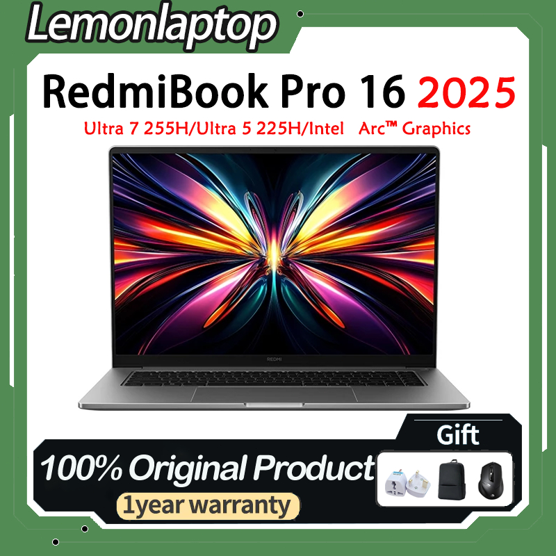 Xiaomi Redmi book Pro 16 2025 Ultra 7 255H/Ultra 5 225H/Ultra 7 155H ...