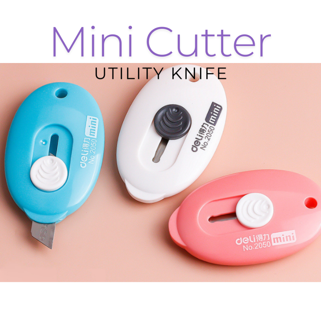 Mini Utility Cutter Knife for Paper Art Craft Tools Open Parcel Pisau ...