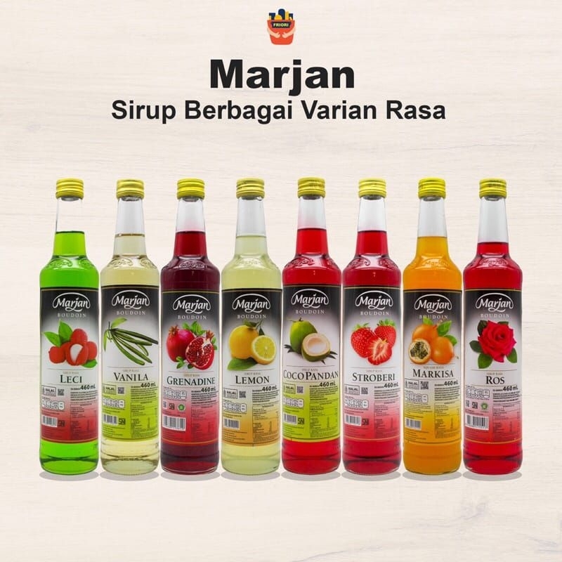 Sirup Marjan Boudoin Rasa Buah-buahan 460ml | Shopee Malaysia