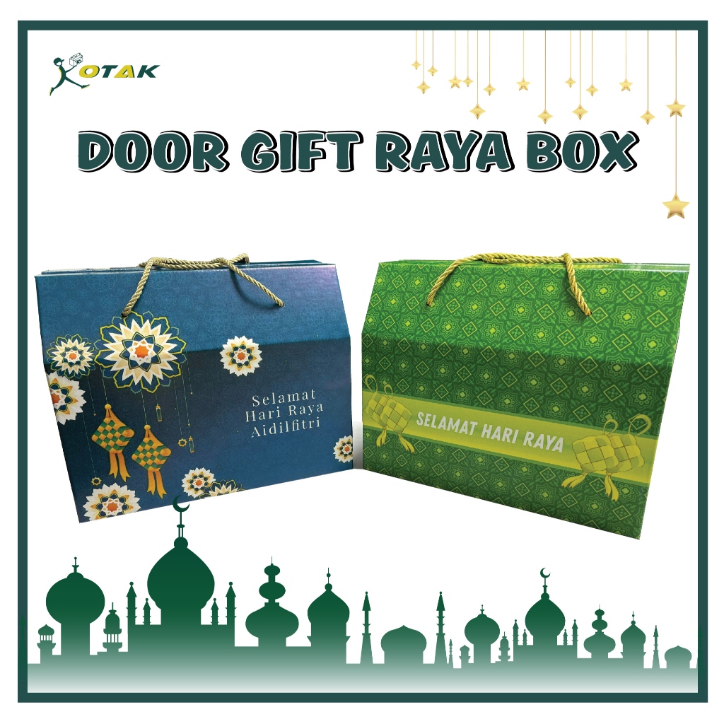 10PCS DOOR Gift HARI RAYA BOX, HAMPER BOX, KOTAK KUIH RAYA | Shopee ...