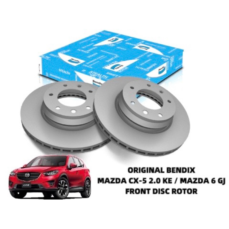ORIGINAL BENDIX DISC ROTOR MAZDA CX5 2.0 KE / MAZDA 6 GJ / GL FRONT ...