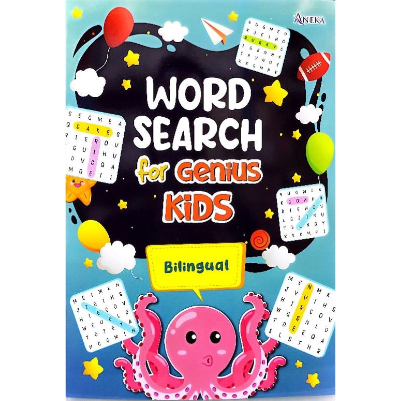 WORD SEARCH FOR GENIUS KIDS BILINGUAL (ANEKA) | Shopee Malaysia