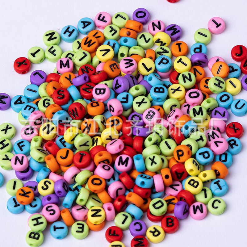 Huruf bulat colorfull 7x4cm 50pcs | Shopee Malaysia