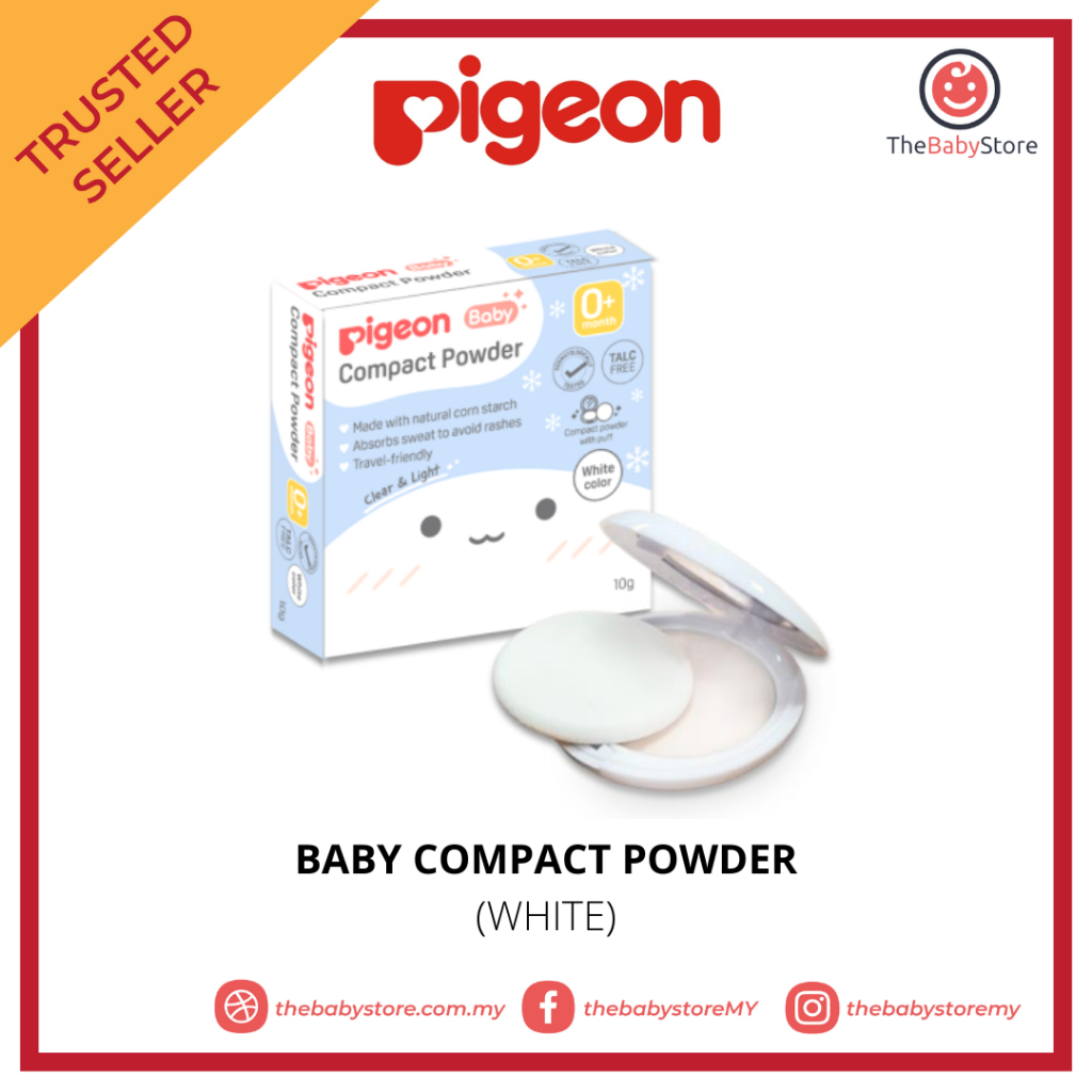 Pigeon Baby Compact Powder 1 Compact powder suitable for Newborn 0M ...