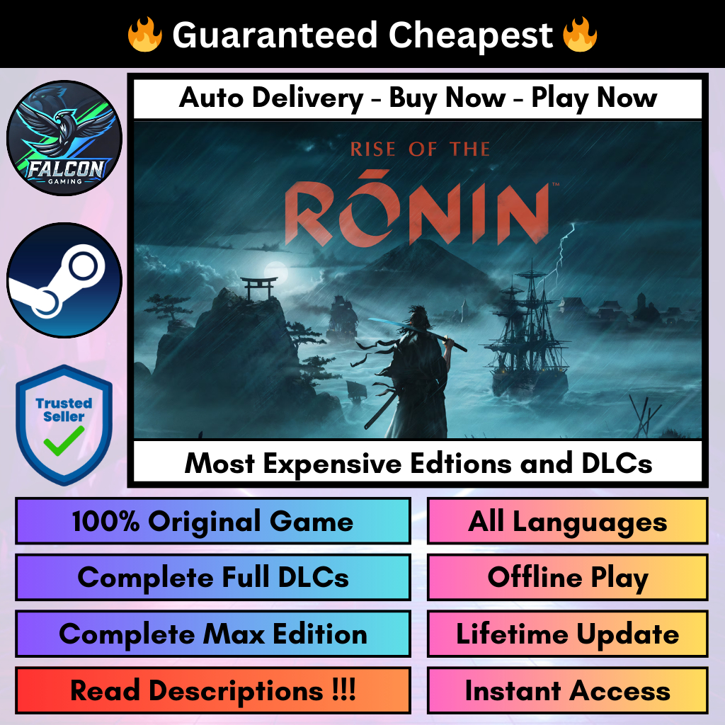 Rise of the Ronin Steam [Auto Delivery] [Full DLC] [Steam Offline] PC ...