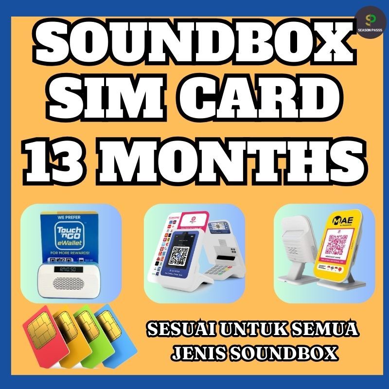 【SOUNDBOX SIM】【12MONTH FREE 1MONTH】CAN USE FOR ALL SOUNDBOX | Shopee ...