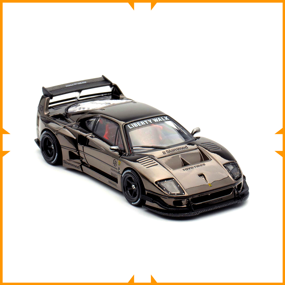 Inno64 1:64 LBWK F40 Chrome Black IN64-LBWKF40-CHB Diecast Vehicles ...