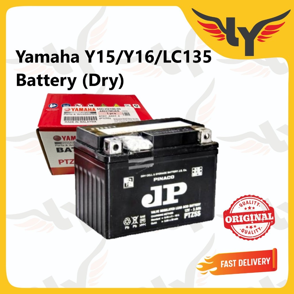 Yamaha Y15 Y16 LC135 Dry Battery - 55D-H2100-00 (100% Original ...
