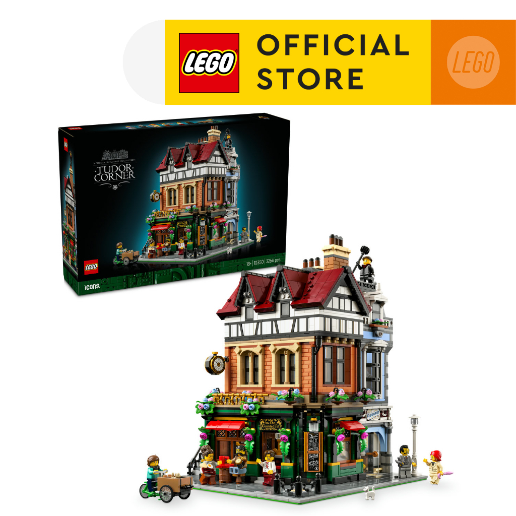 LEGO Icons 10350 Tudor Corner (3266 Pieces) | Shopee Malaysia
