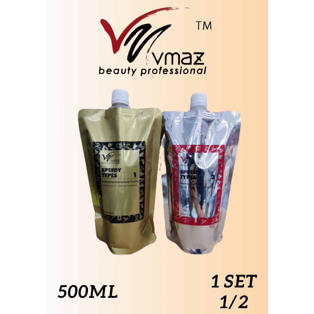 VMAZ rebonding cream no1 + no2 (SET) | Shopee Malaysia