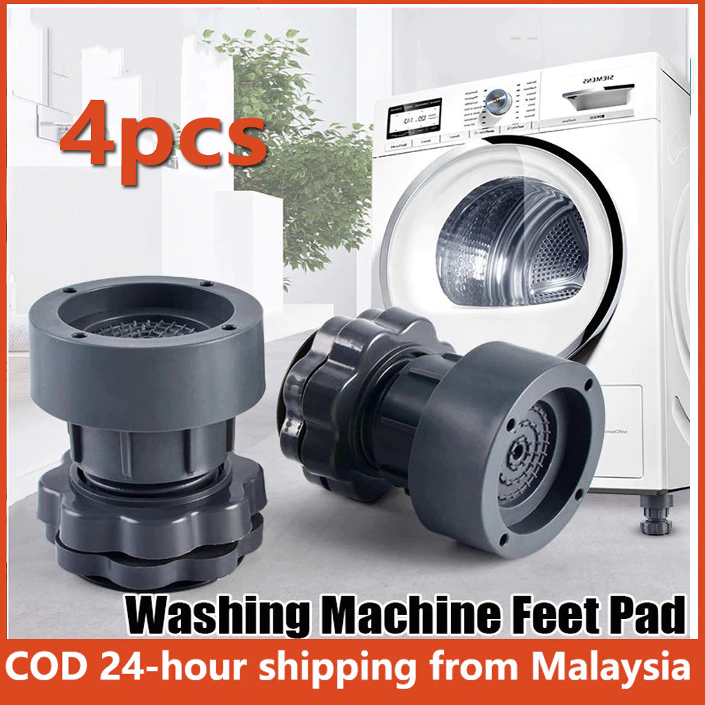 4PCS Adjustable Washing Washing Machine Stand Roller Furniture Mover ...