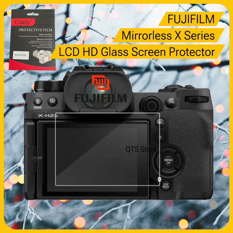 Cuely Fujifilm Camera Mirrorless X Series LCD Screen Protector Tempered ...