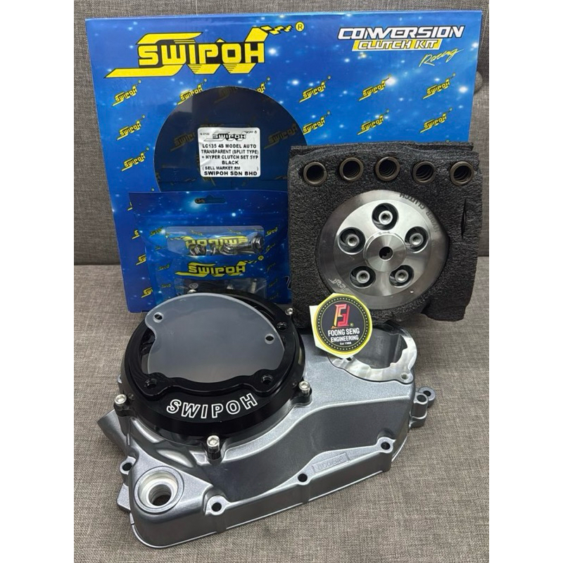 NEW SWIPOH LC135 4S LC 4S AUTO ONLY MODEL ( TRANSPARENT ) HAND CLUTCH ...