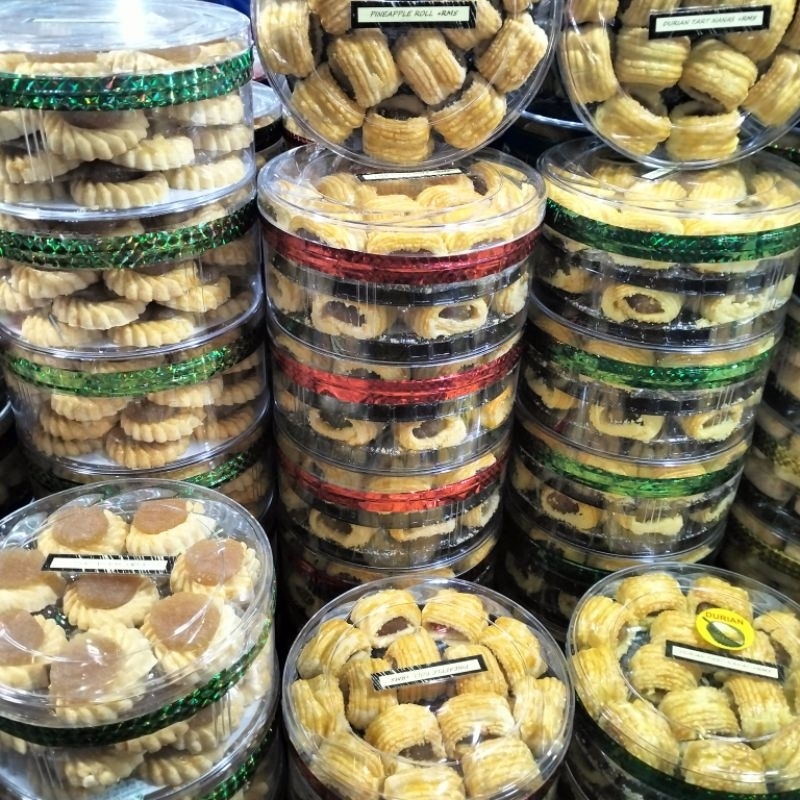 Kuih biskut raya tart nanas nenas durian / mango / pandan / gulung ...