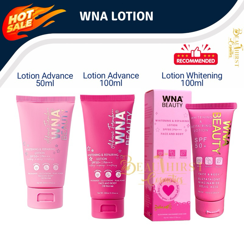 Wna Lotion For Whitening & Repairing Spf50 Pa+++ Advanced Formula ...