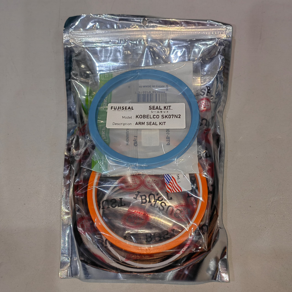 Excavator Kobelco SK07N2 Cylinder Seal Kit (Arm: U Seal 100mm, Boom: U ...