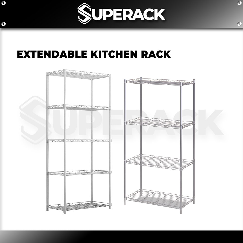 SUPERACK [Fast Delivery] Rak Dapur Ikea Rack Shelf Storage Rak Buku ...