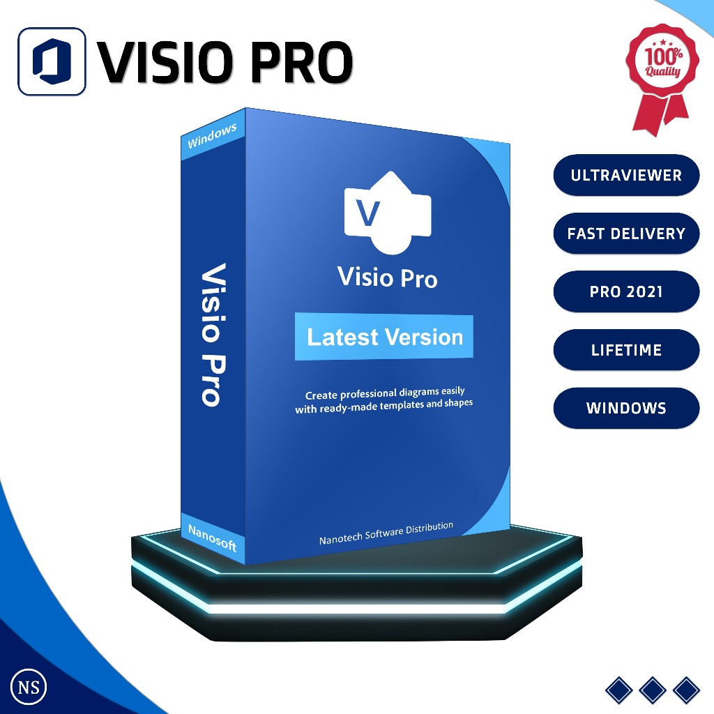 Make Your Vision with Visio Pro 2021 | Updatable | Licensed | Latest ...