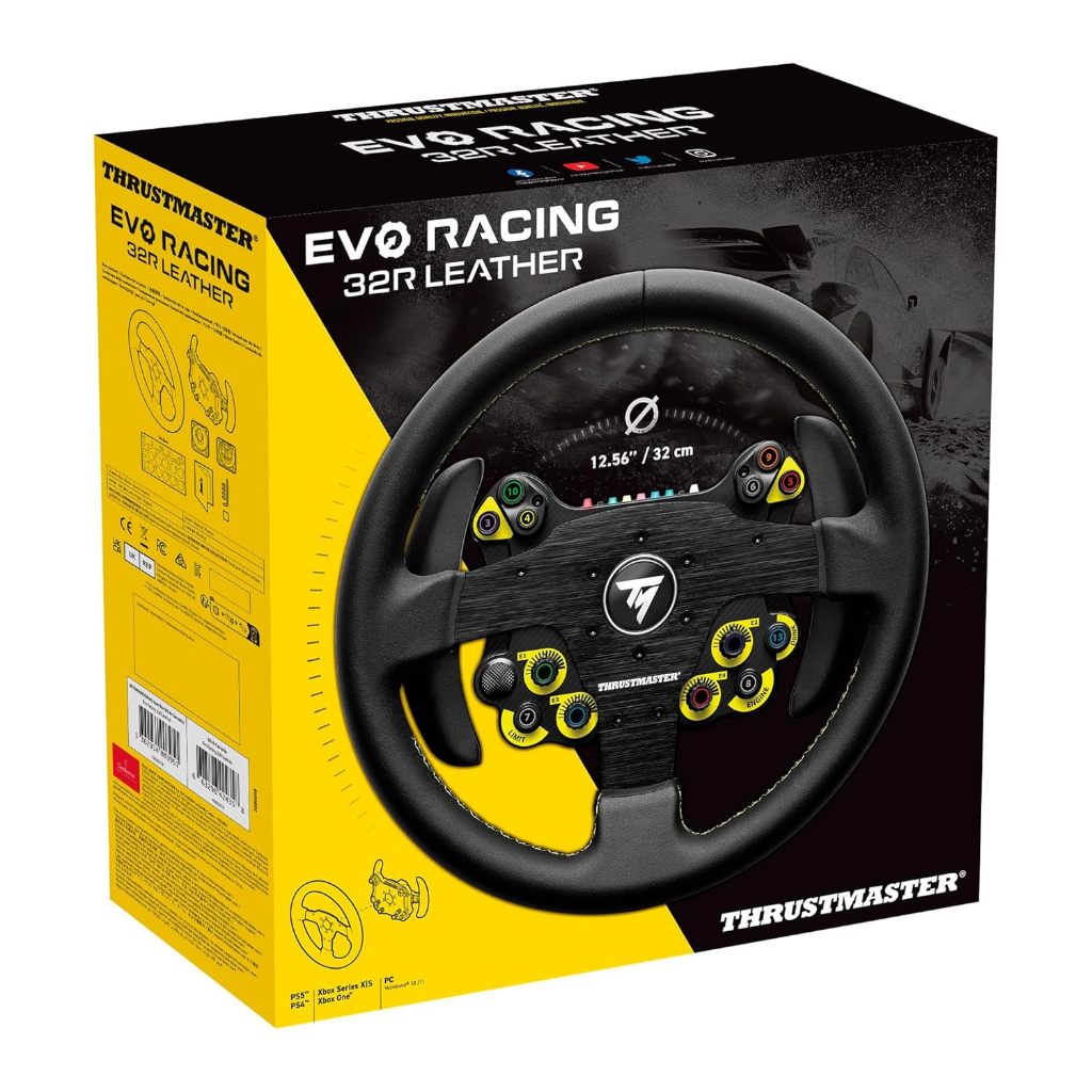 # THRUSTMASTER EVO Racing 32R Leather Steering Wheel ( PC, PS4 & PS5 ...