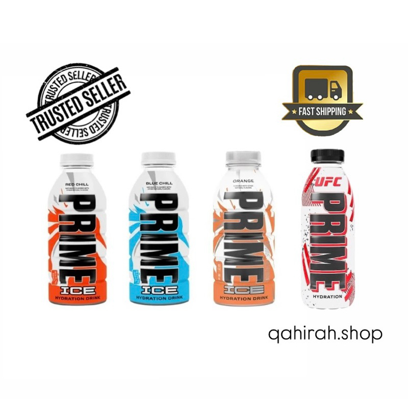 Prime Hydration Drink by KSI Logan Paul NEW PRIME ICE RED CHILL BLUE ...