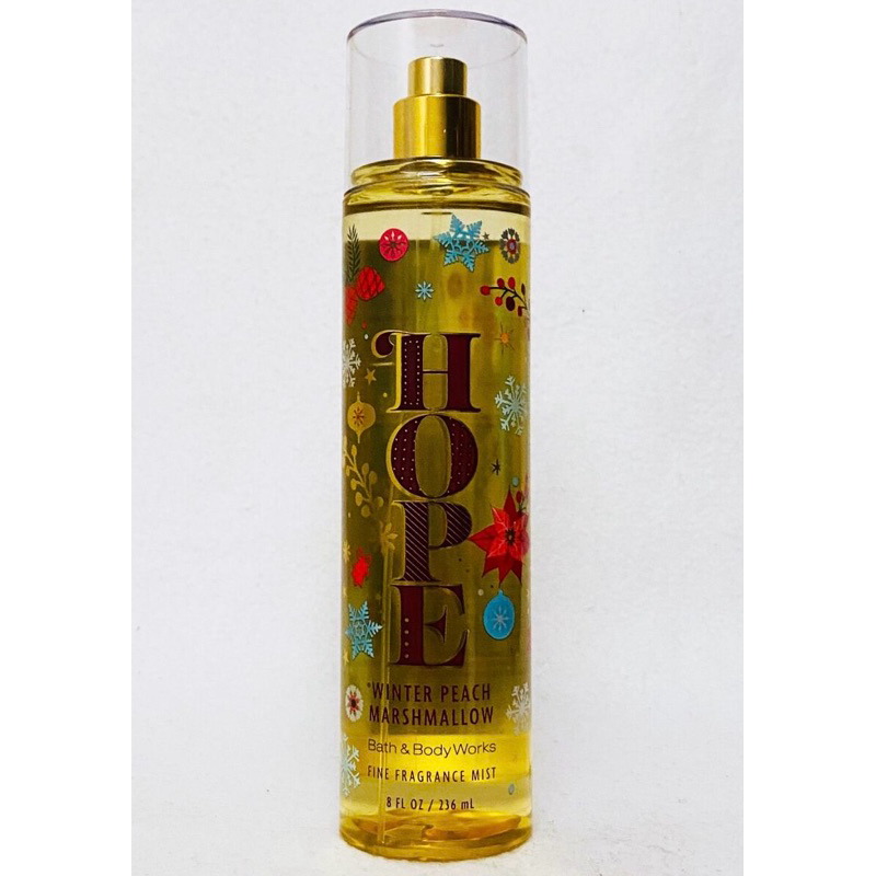 Hope Winter Peach Marshmallow Bath And Body Works Fragrance Mist 236Ml ...