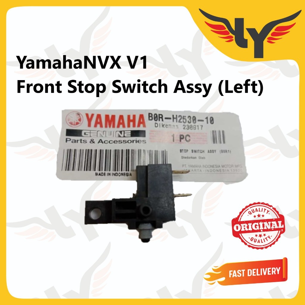 Yamaha NVX V1 Front Stop Switch Assy Left - B0R-H2530-10 (100% Original ...
