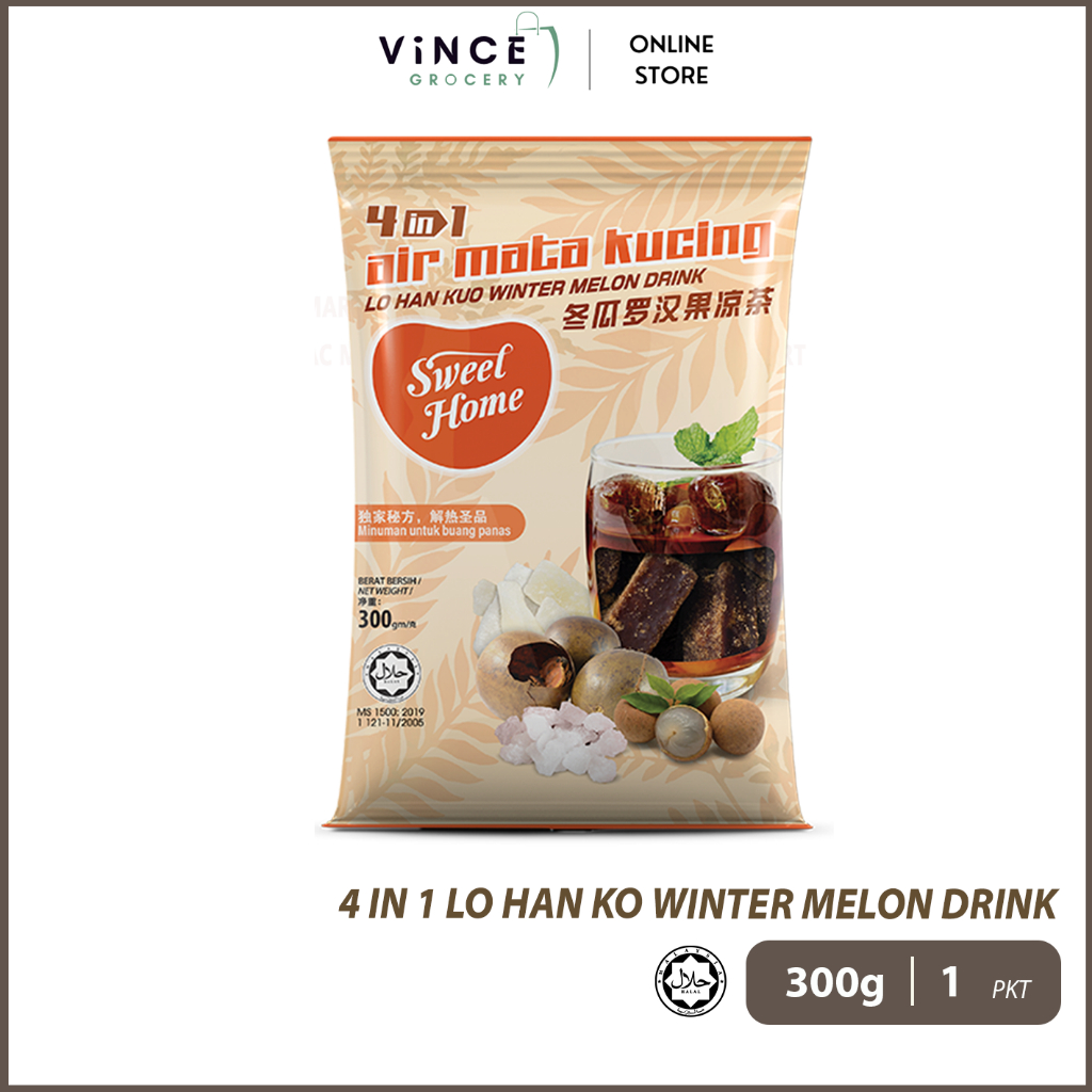 SWEET HOME 4 in 1 Lo Han Kuo Winter Melon Drink | 300G | Shopee Malaysia