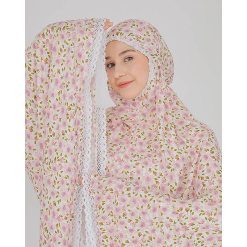 Telekung Sejuk ROSEBUDS BUNGA Premium Cotton Viscose - Free Bag, Gift ...
