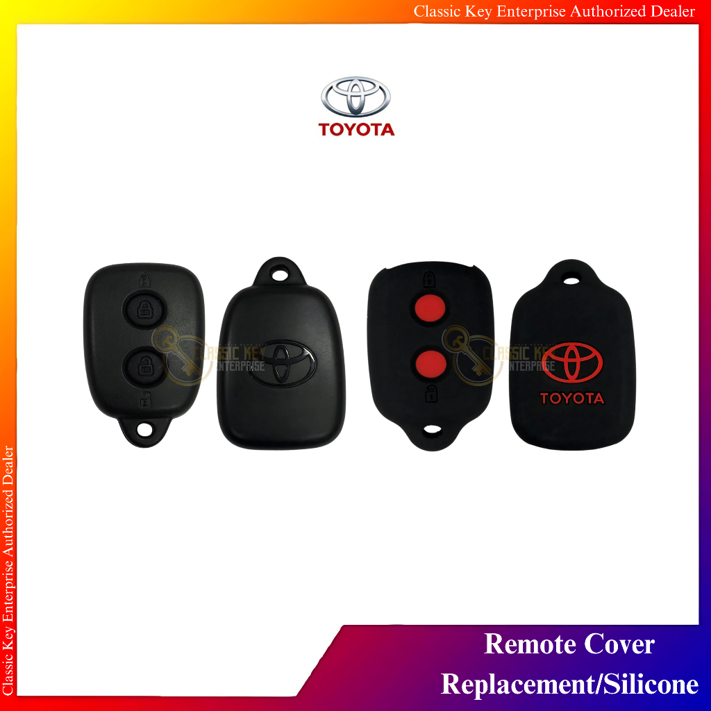 Toyota Remote Cover Case Casing Replacement / Silicone Cover (Toyota ...