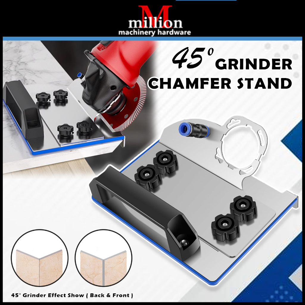 Angle Grinder Stand Chamfering Tool Portable 45° Chamfer Cutting Frame ...