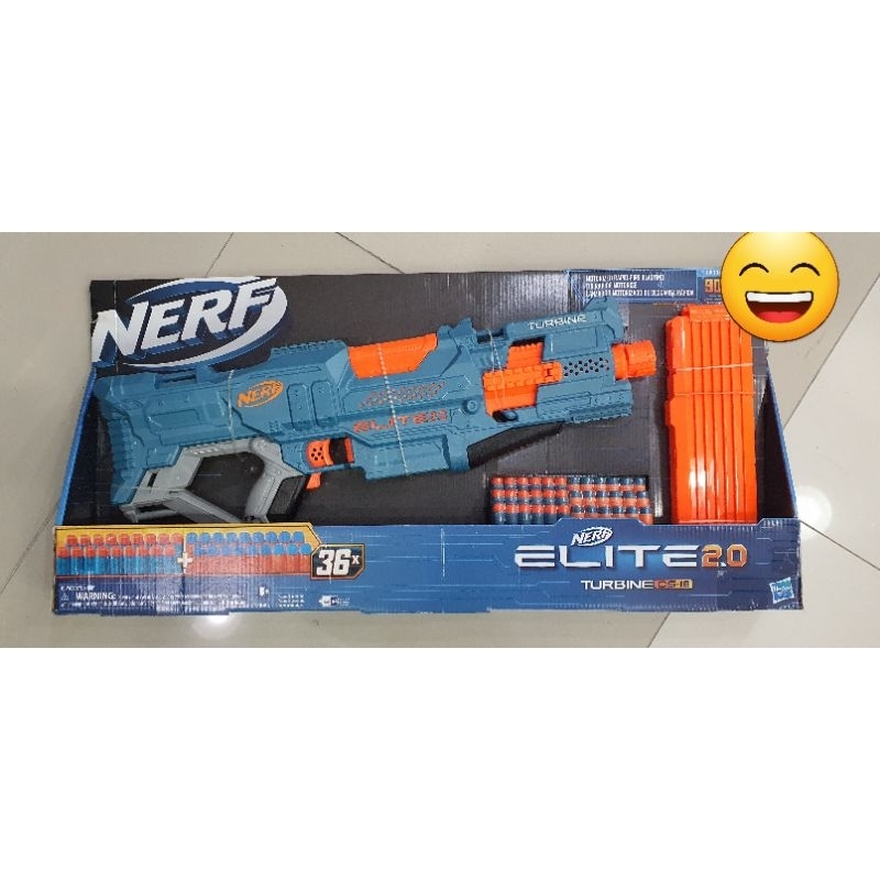 Original Nerf Turbine 2.0 - CS-18 - Raya Promo | Shopee Malaysia