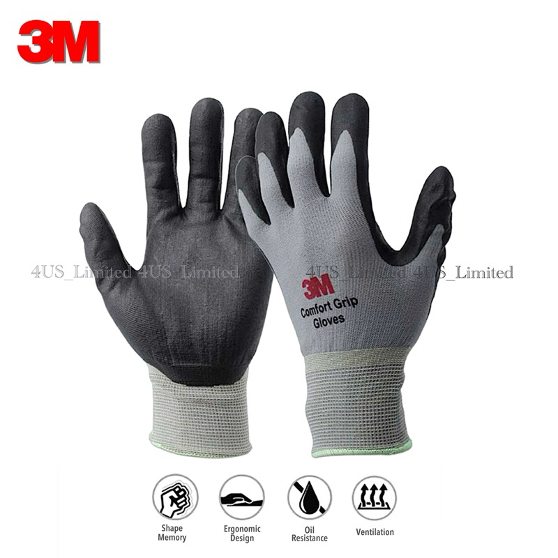 3M COMFORT GRIP NITRILE FOAM COATED GLOVE | Shopee Malaysia