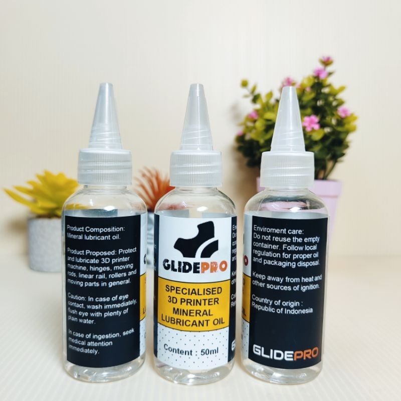 Specialised 3D printer mineral lubricant oil. Minyak pelincir khas ...