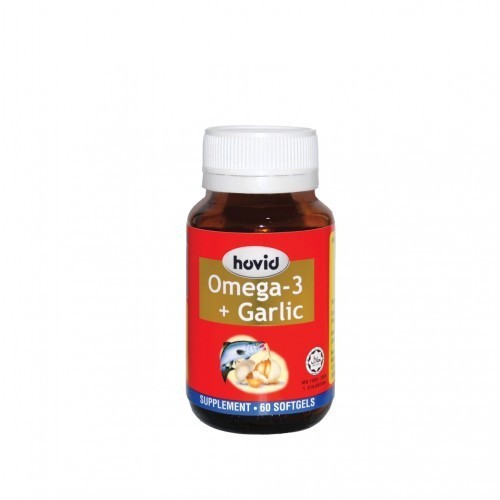 HOVID OMEGA-3 + GARLIC (60 SOFTGEL CAPSULES) | Shopee Malaysia