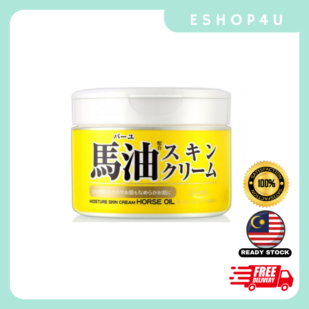 [READY STOCK] JAPAN LOSHI MOISTURE SKIN CREAM HORSE OIL 220G | Shopee ...