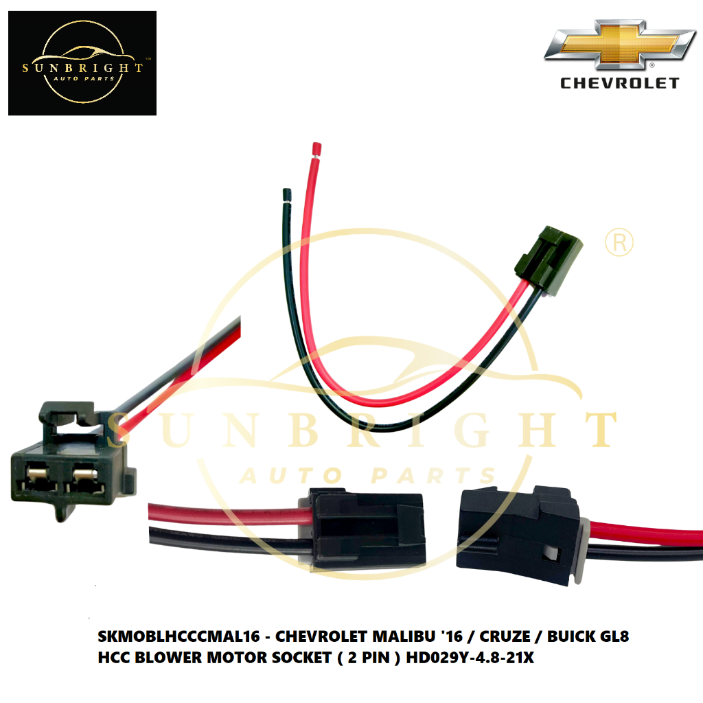 CHEVROLET MALIBU '16 / CRUZE / BUICK GL8 HCC BLOWER MOTOR SOCKET ( 2 ...