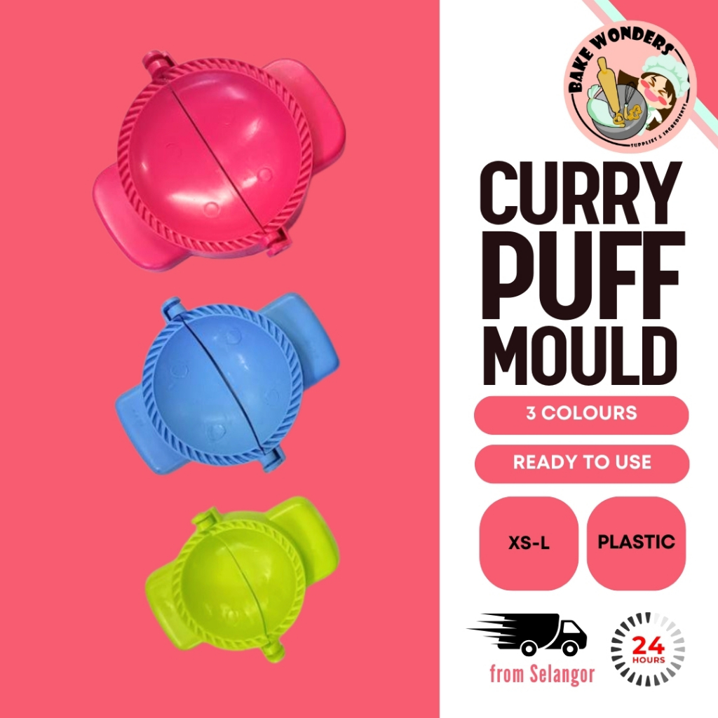 Curry Puff Mould /Acuan Karipap/ Curry Puff Mold (XS / S / M / L ...