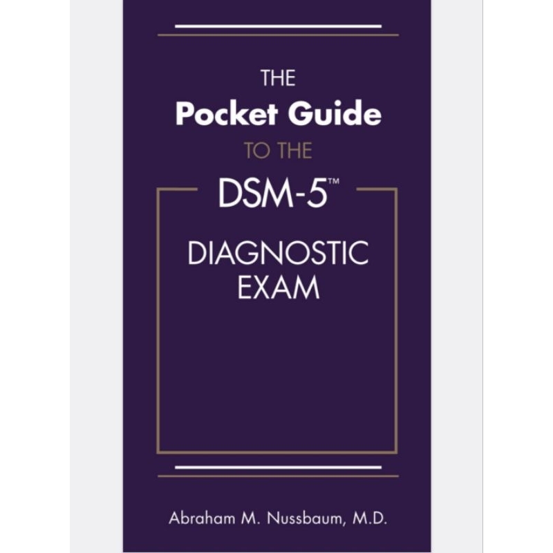 The Pocket Guide To The DSM-5 Diagnostic Exam | Shopee Malaysia