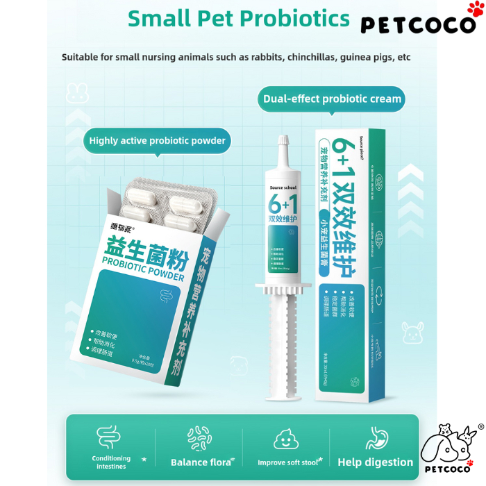 PetCoCo 🐾 Furrific Probiotics Capsule 0.5g x 20 Gel Intestine Guinea ...