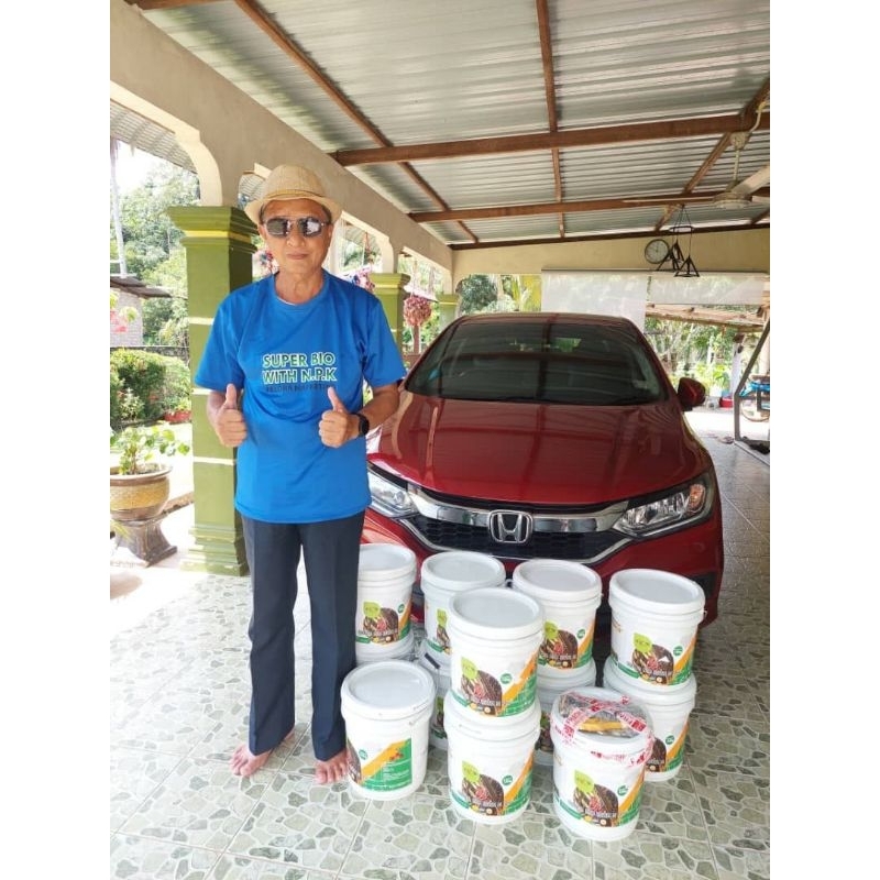 PAKEJ PERCUBAAN 1 TONG BAJA SUPER BIO WITH NPK- 10 KG (Baja Sawit, Buah ...