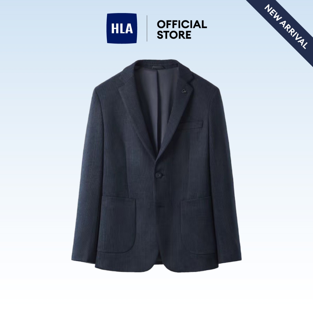 HLA Breathable and Stretch Business Casual Suit Jacket Men ...