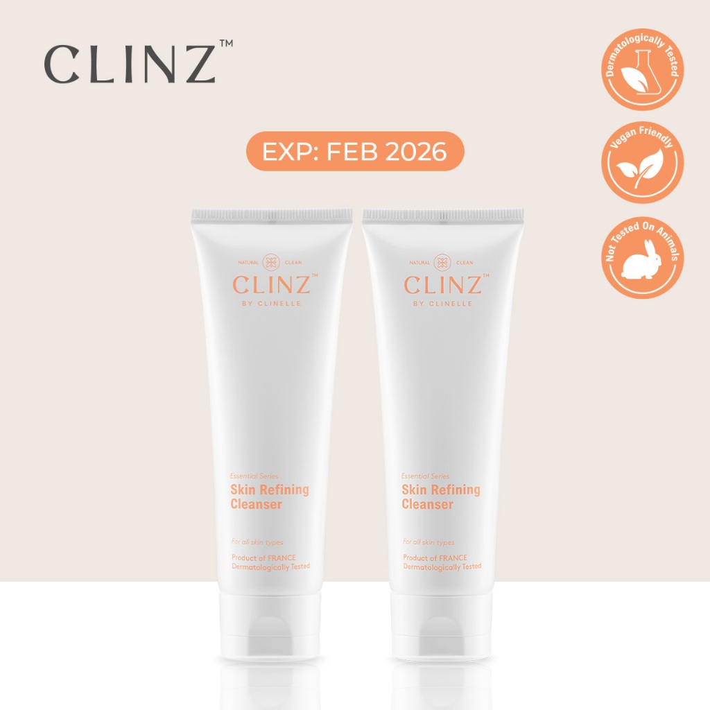Clinz Essential Skin Refining Cleanser 100ml (Exp: Feb 2026) - Contains ...