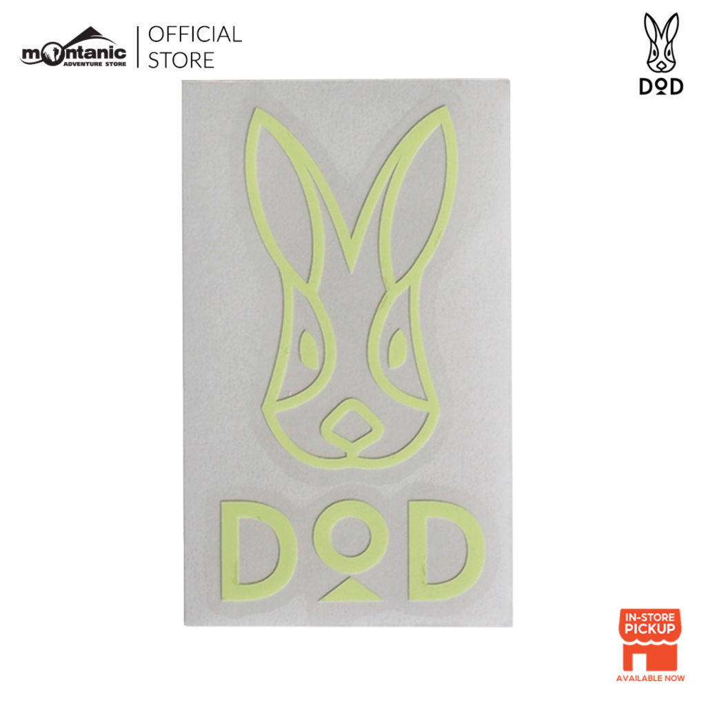 DoD Luminescent Logo Sticker Medium – Glow-in-the-Dark Outdoor Decal ...