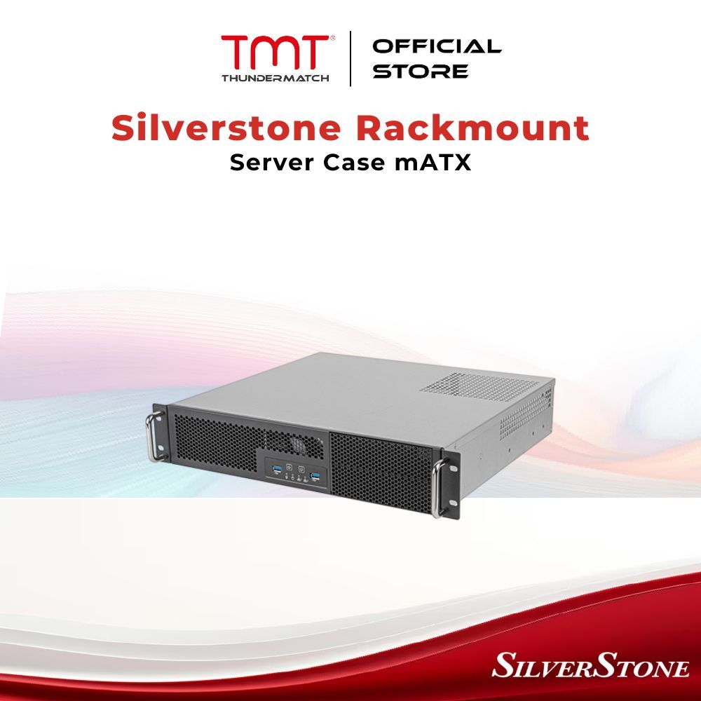 TMT Silverstone RM23-502 Mini 2U Rackmount Server Case mATX | Shopee ...