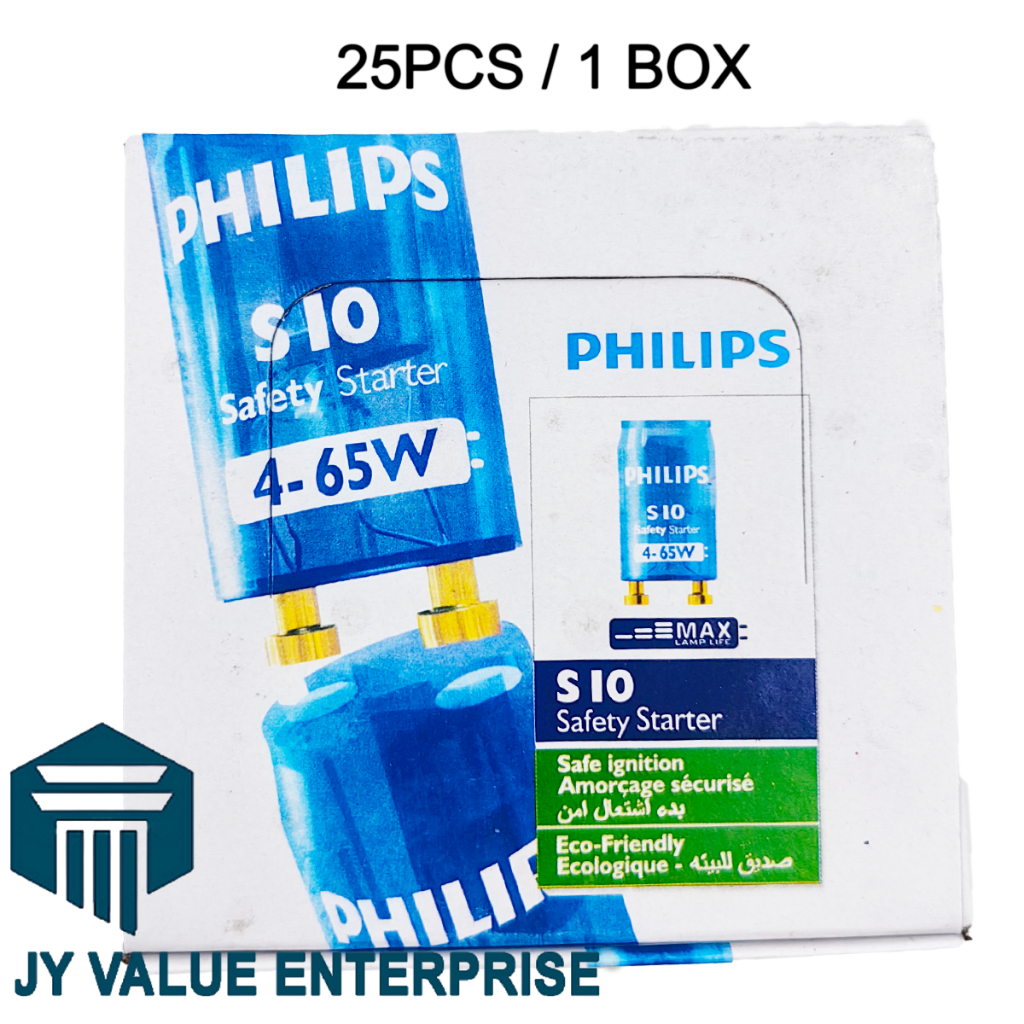 (25pcs/box) Philips S10 Starter for fluorescent tube (4-65W) | Shopee ...