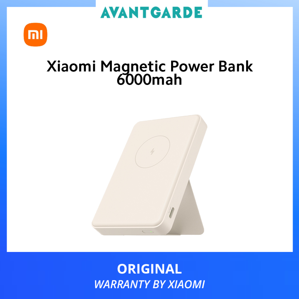 Xiaomi Magnetic Power Bank 6000mah (6 Months Warranty by Xiaomi Malaysia) | Shopee Malaysia